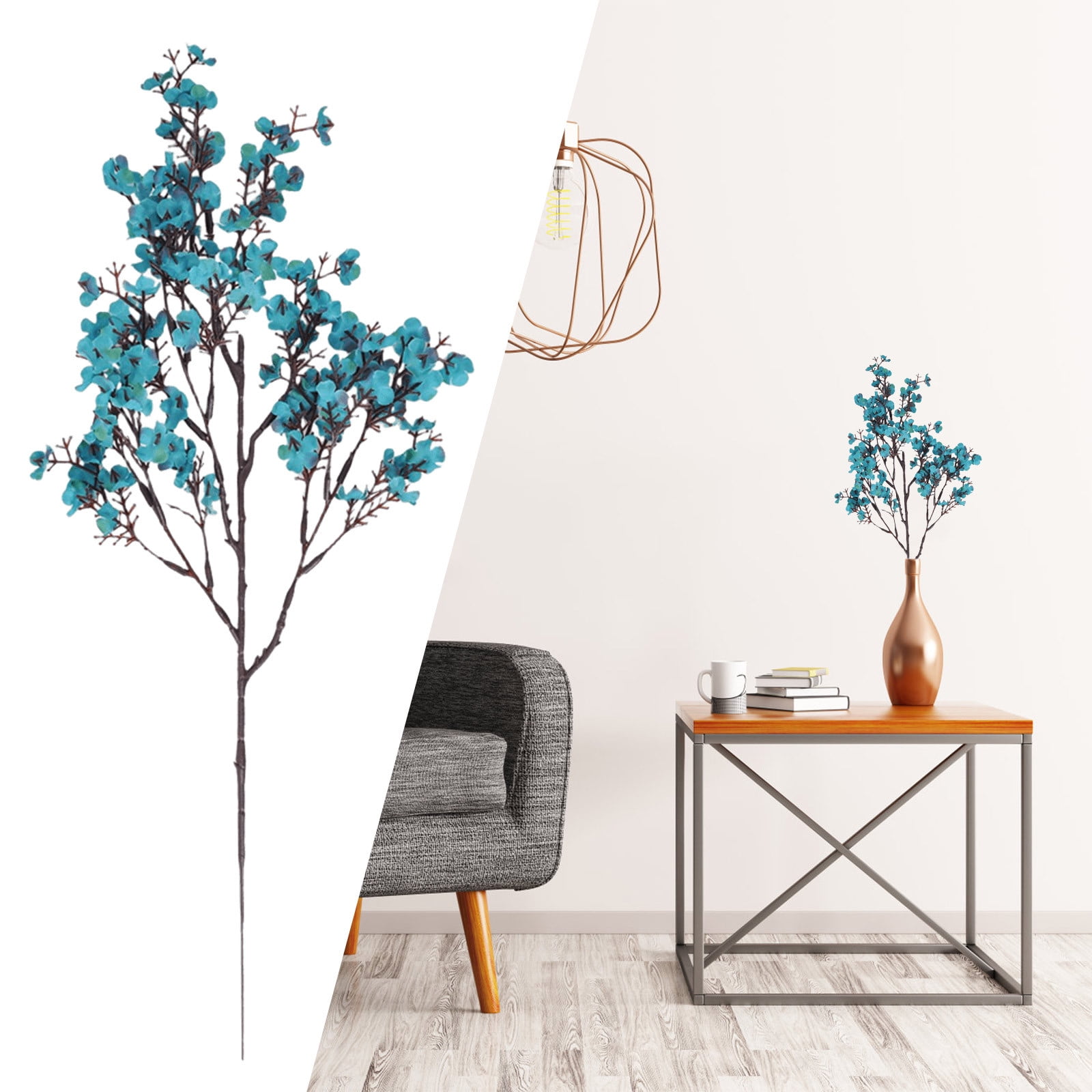 1PC Zen Inspired Simulation Peach Blossom Branches, Realistic Flesh ...