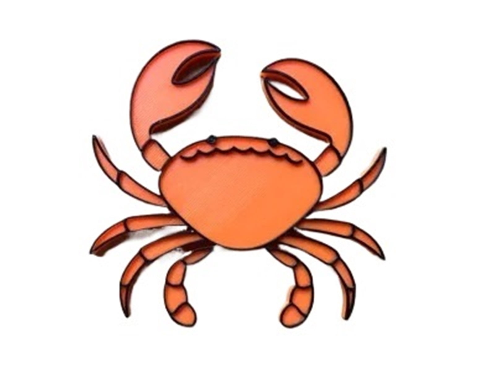 1PC crab tactile story prop with game tray option 3D printed ornament ...