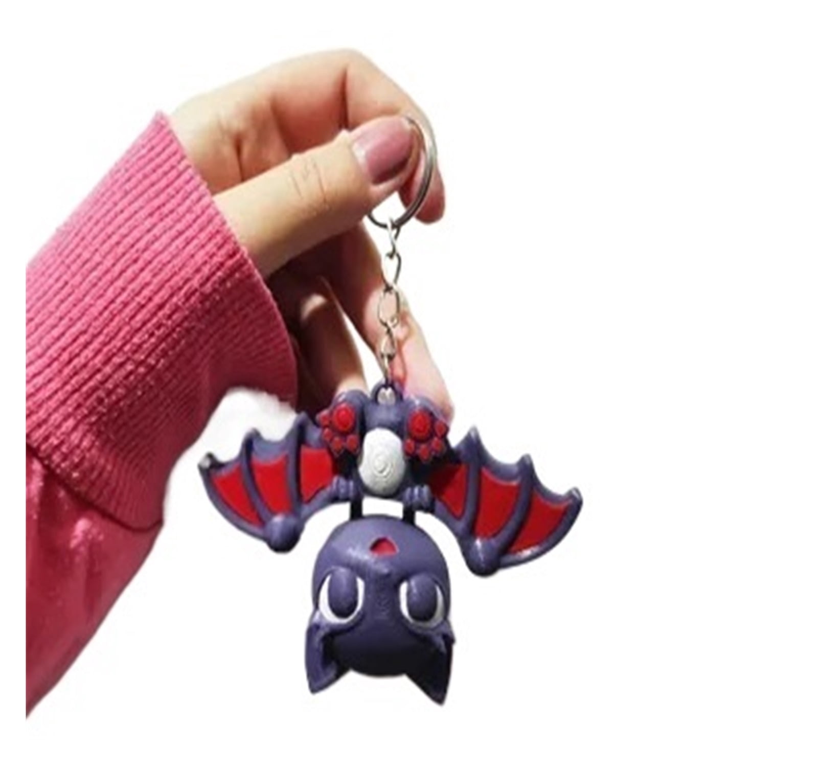 1PC key chain cute bat movable head 3D printing - Walmart.com