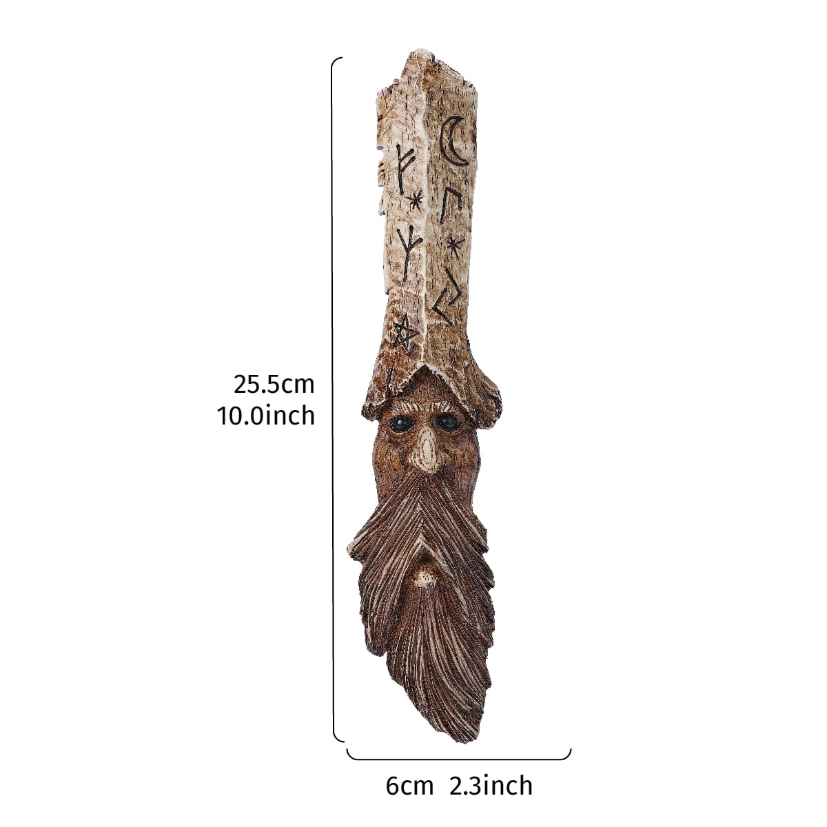 1PC, modern creative bark elf shaped tree trunk decorative pendant ...