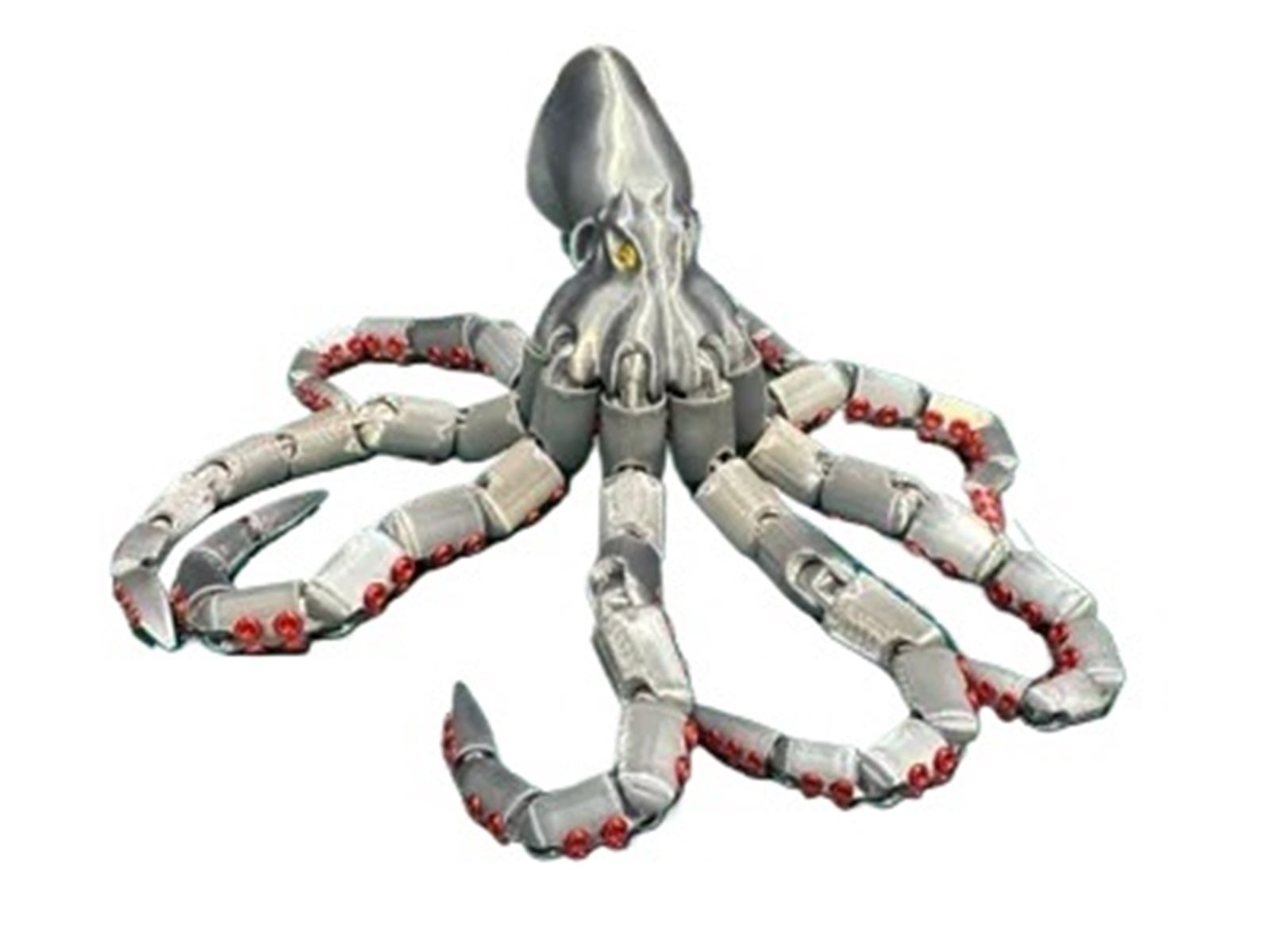 1PC realistic ball-jointed movable octopus 3D printed ornament ...