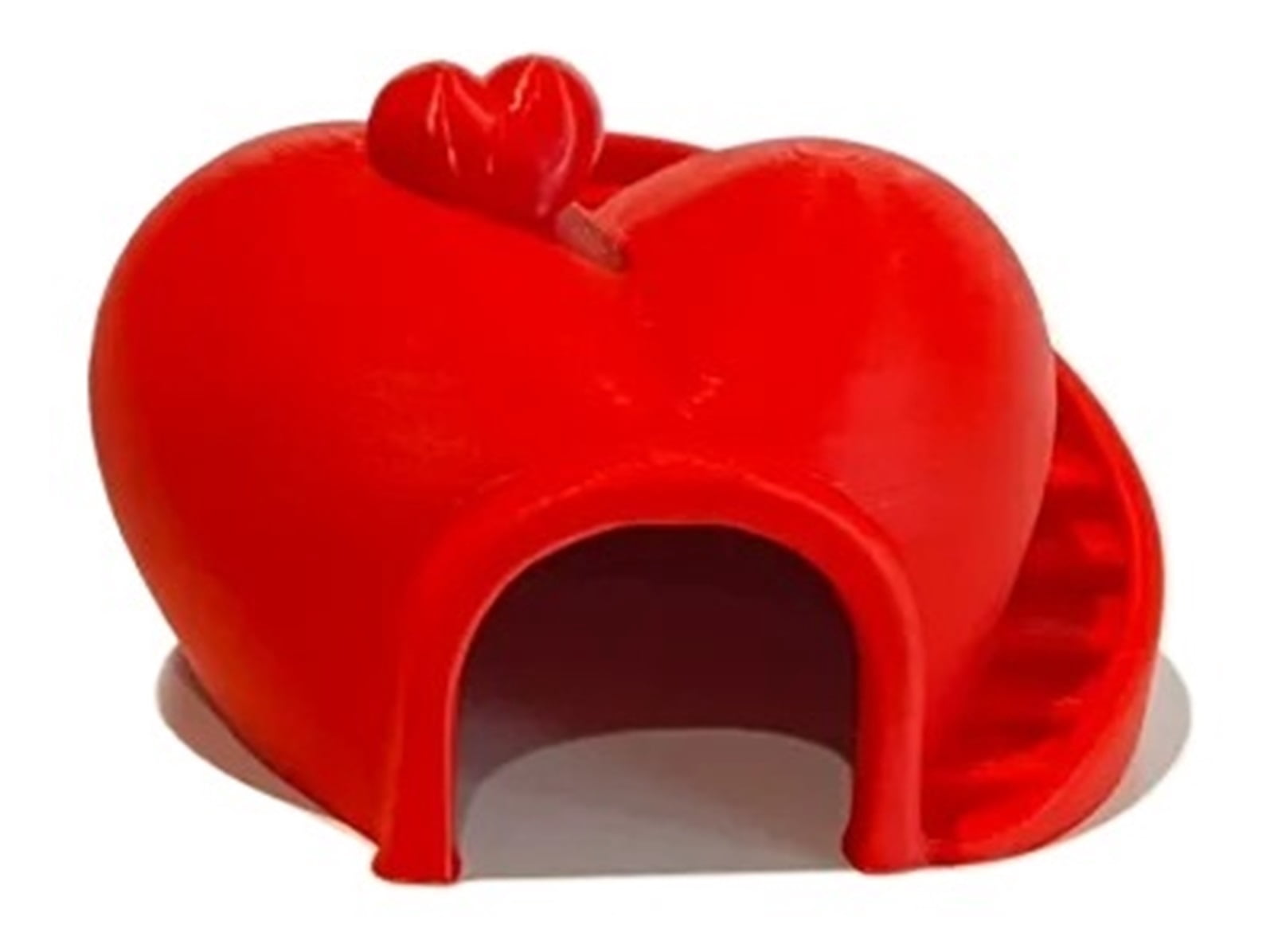 1PC reptile heart-shaped hiding cave, climbing steps 3D printed ...