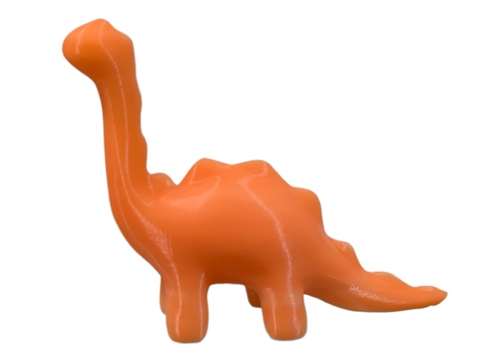 1PC smooth or furry cute long-necked dinosaur sculpture 3D printing ...