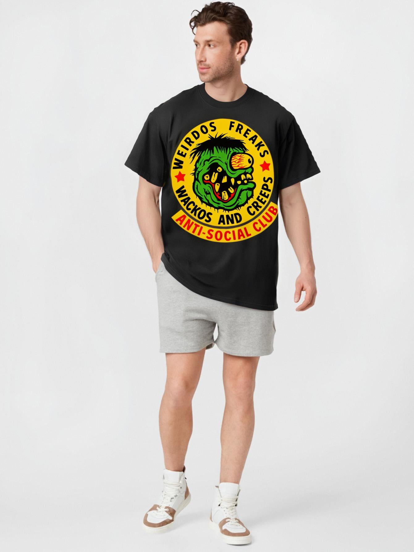 1PC weirdos-freaks-wackos-and-creeps-shirt |cartoon printed men's T ...