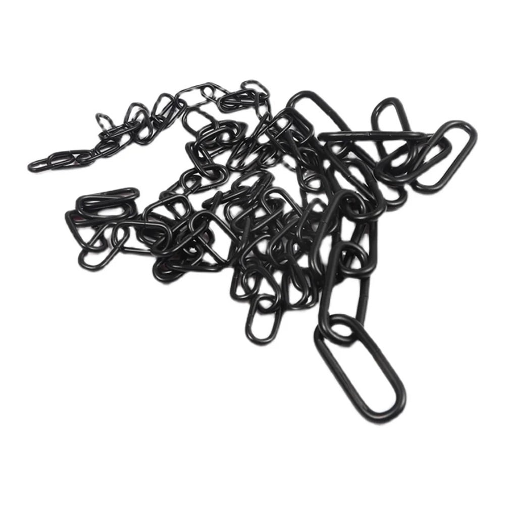 1PCS 1/5/10 Meter Long Black Color Chain Decorative Wire Dia 1.5MM 2MM ...