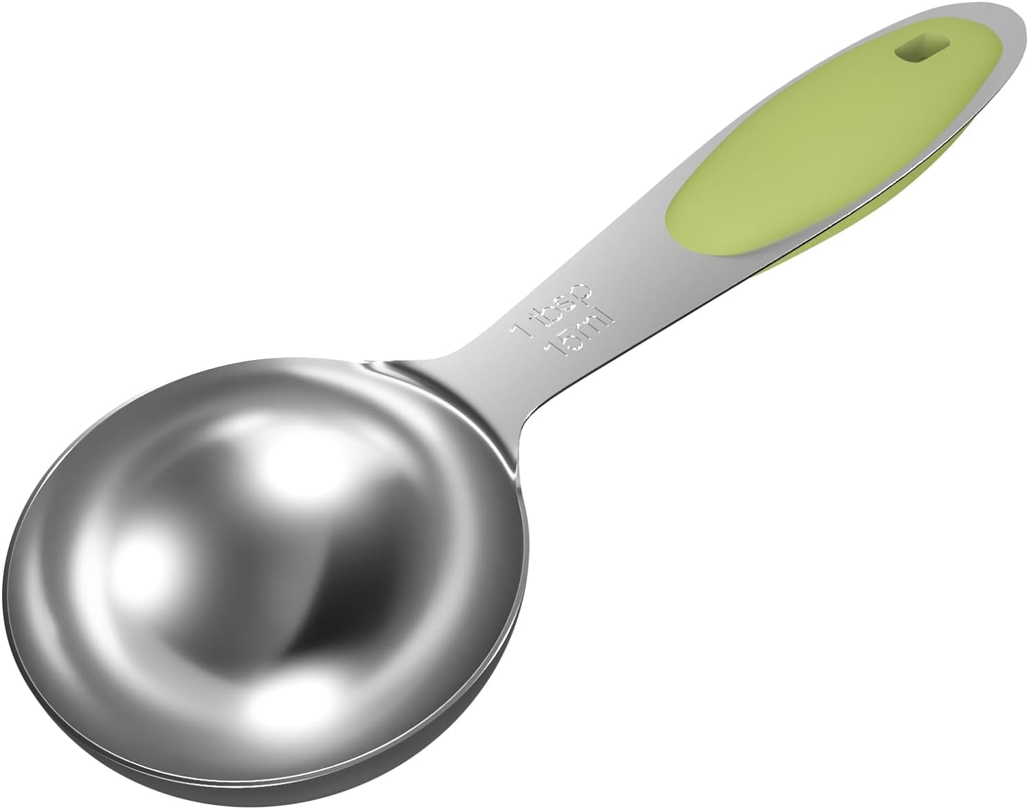 1PCS 1 Tbsp(3tsp, 1/2oz, 15ml) Single Measuring Spoon with Green ...