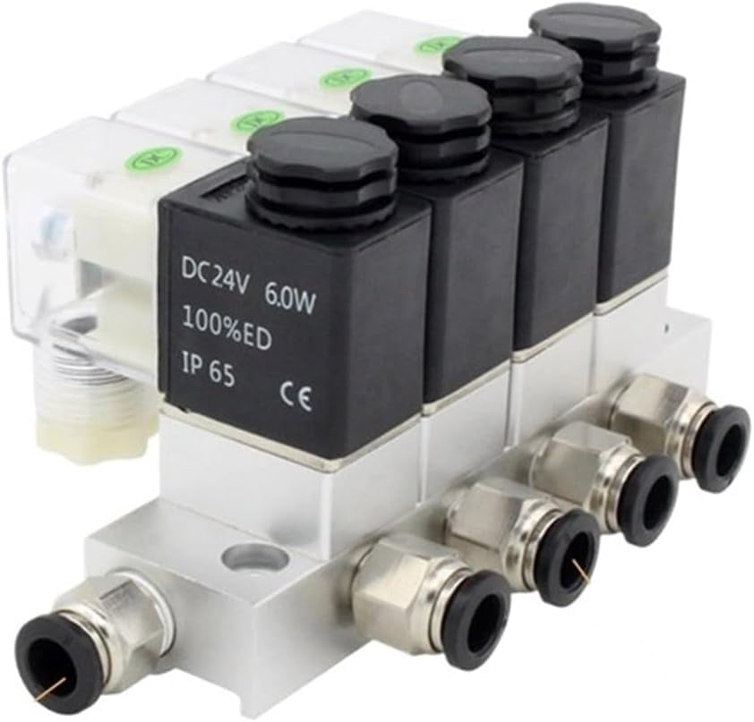 1PCS 10F 2V025-06 DC12V 24V 220V 110V Pneumatic solenoid valve 2 normally closed air solenoid ...