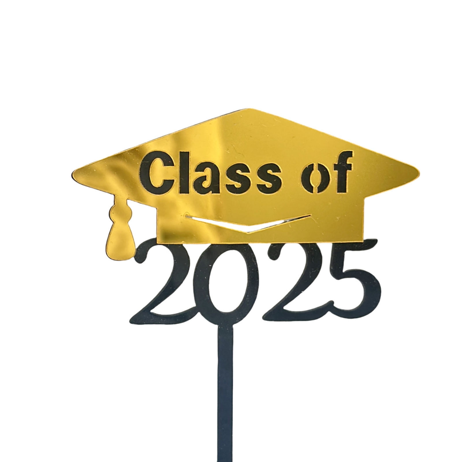 1PCS 2025 Graduation Cake Topper - Glitter Graduation Cap & Diploma ...