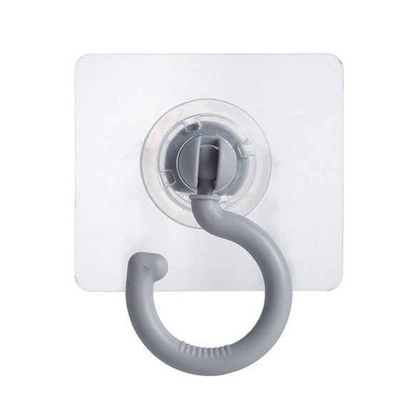 1PCS 360 Degree Rotating Self Adhesive Ceiling Wall Hook Heavy Duty ...
