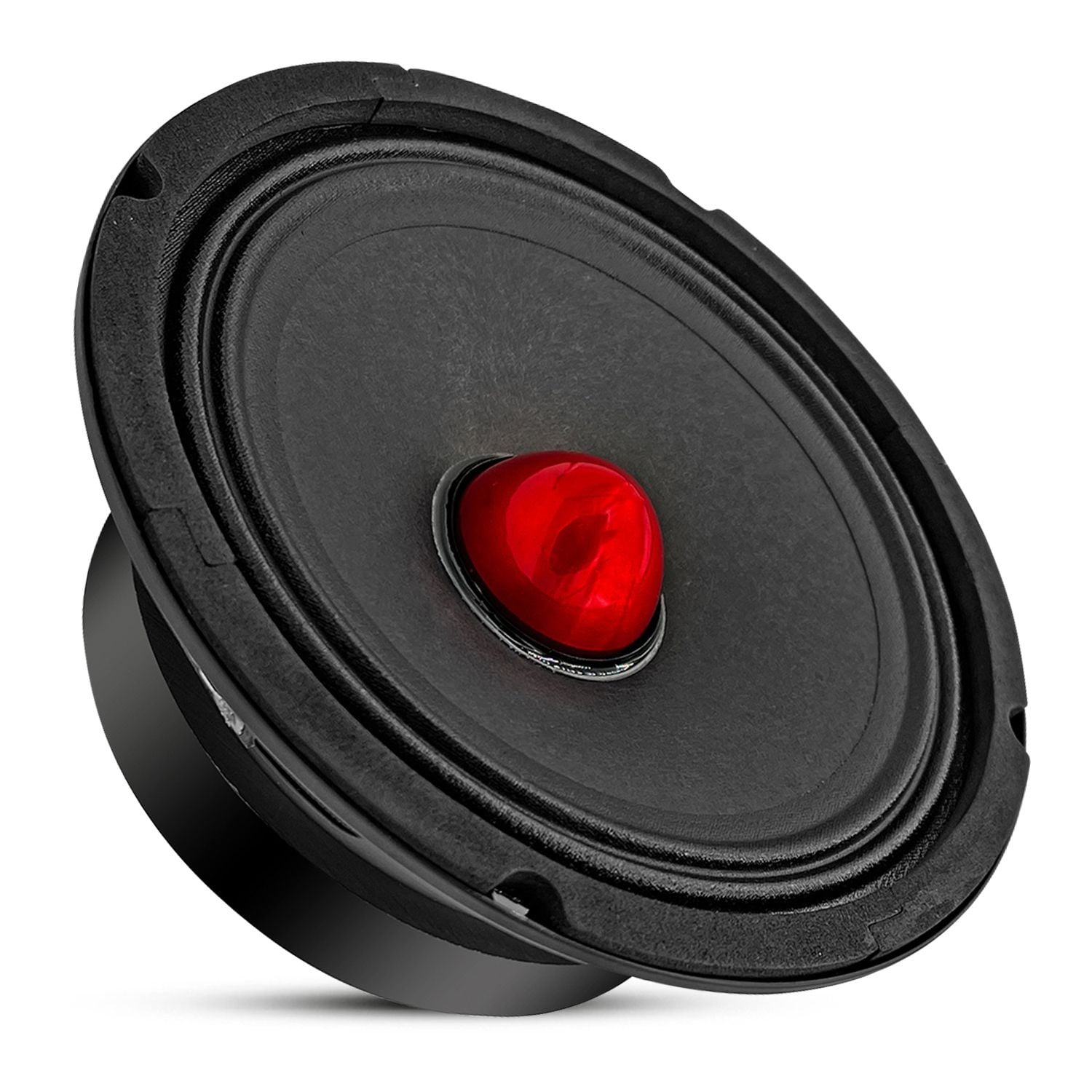1PCS 6.5 Inch Midrange Speakers 360W PMPO 4 Ohm Pair Built in Red ...