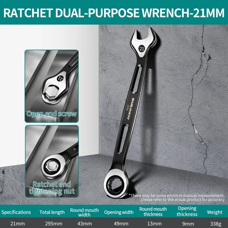 1PCS 6mm-22mm Combination Wrench Dual-purpose Wrench Labor-saving Anti ...