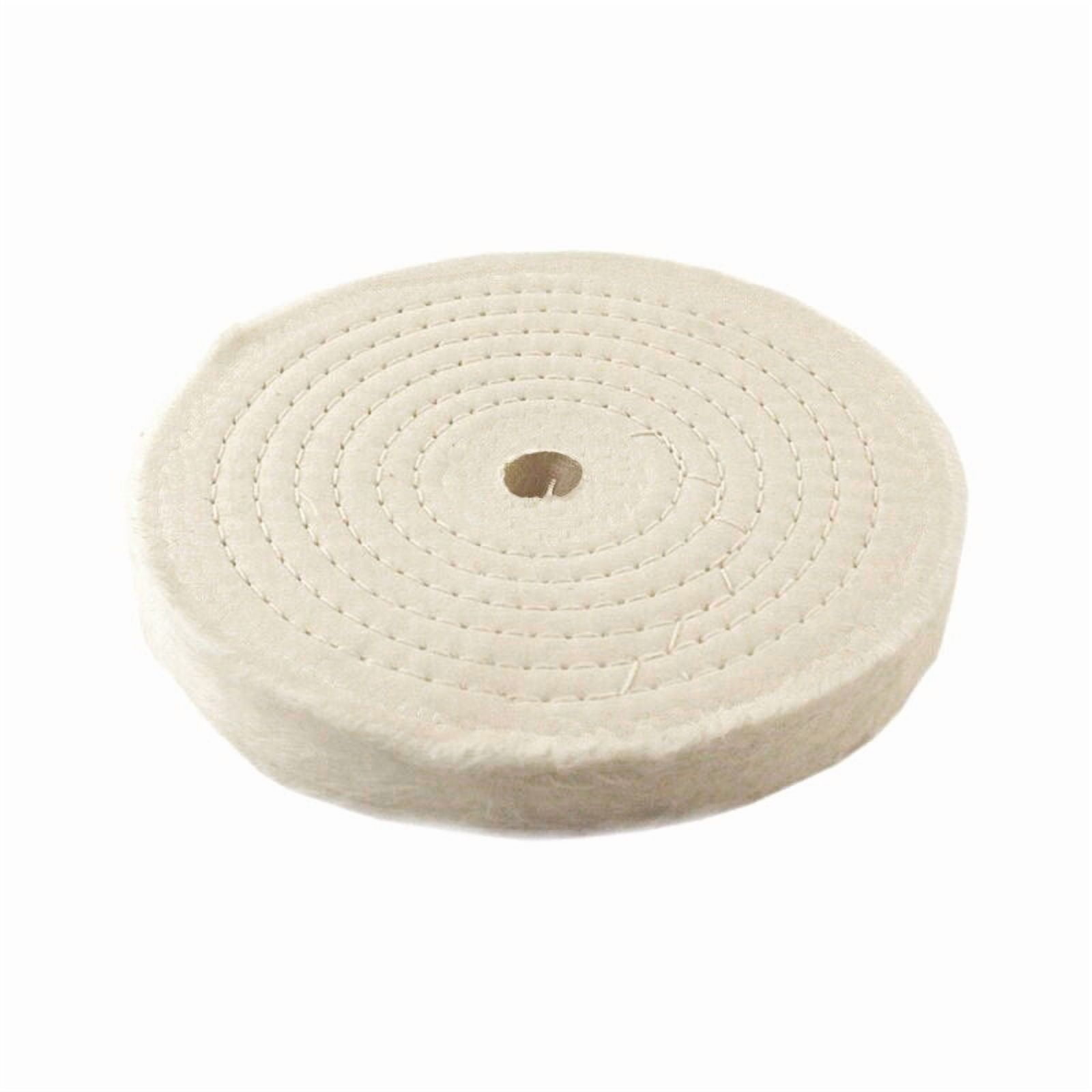 1PCS 8 inch Buffing Wheel for Polishing 5/8 inch Arbor Hole White 60 ...