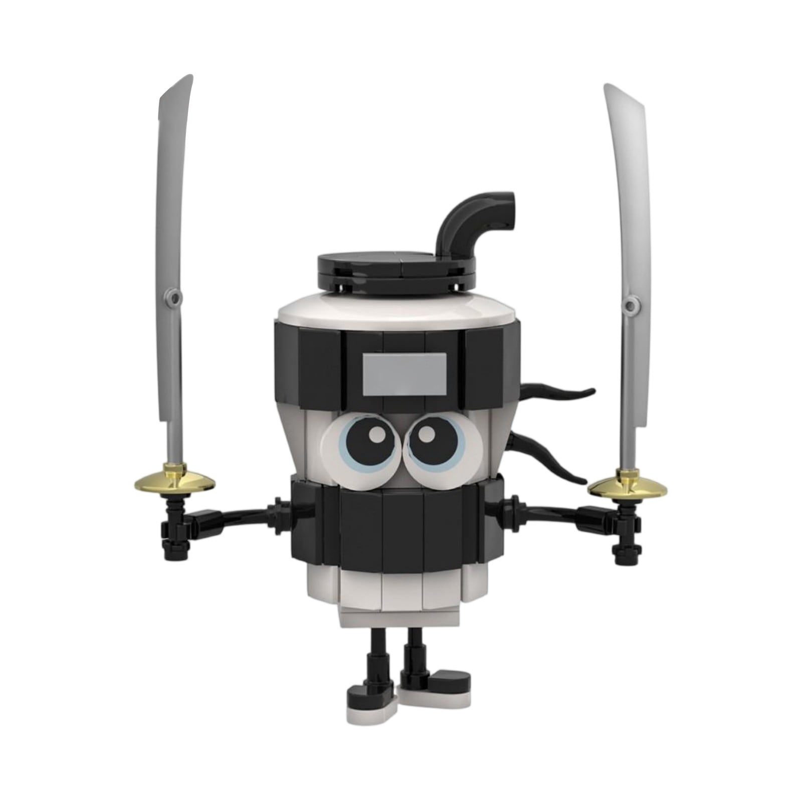 1PCS AI Italian Brainrot Building Blocks Minifigure Set 5.7"Inch AI ...