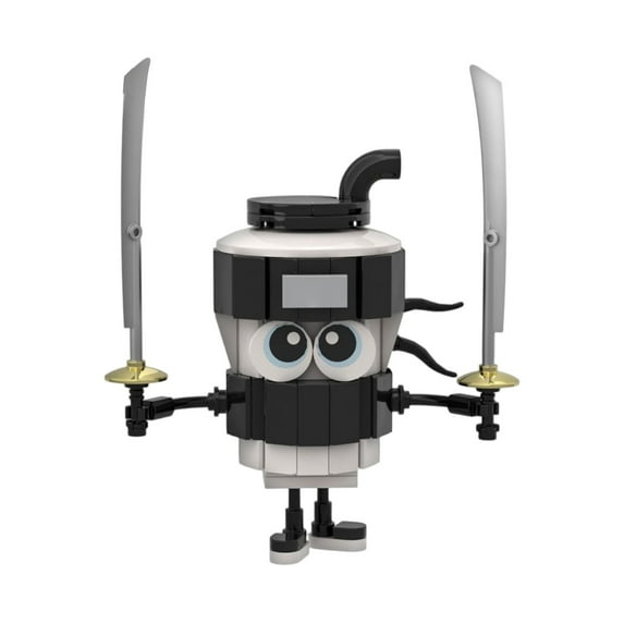 1PCS AI Italian Brainrot Building Blocks Minifigure Set 5.7"Inch AI ...