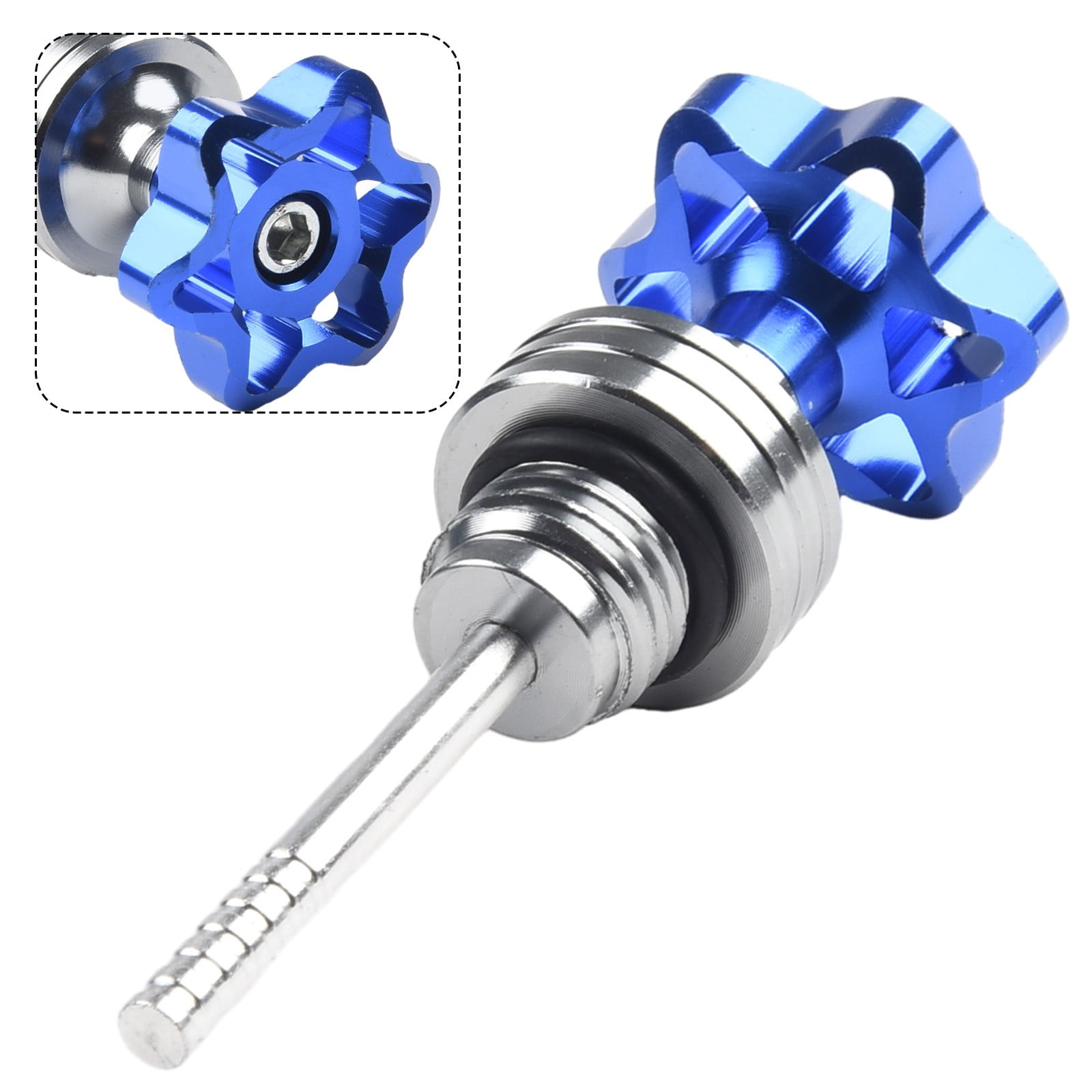 1PCS Aluminum-Scooter Motorcycle Engine-Oil Dipstick Cap Plug Engine ...