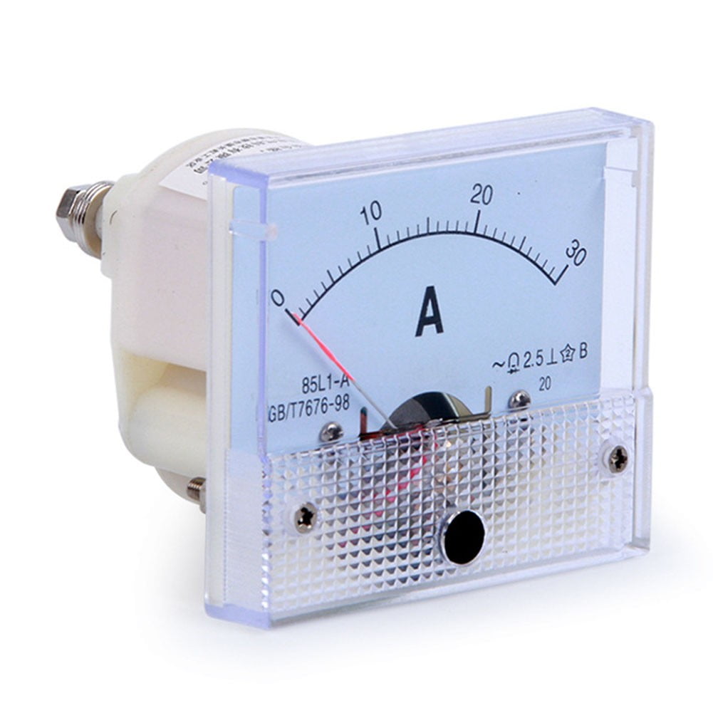 1Pcs Ammeter Dc Analog 5A-50A Panel Mechanical Pointer Ammeter Ammeter ...