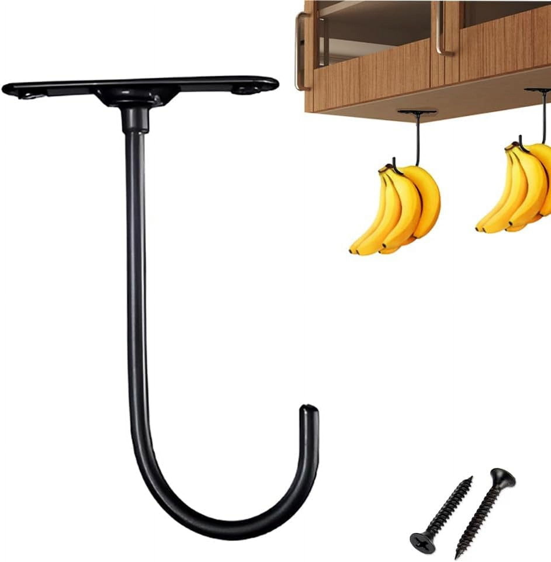 1PCS Banana Holder, Metal Banana Hanger Under Cabinet, Self Adhesive ...