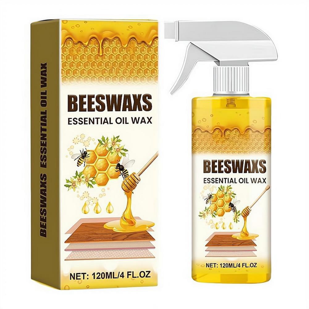 1PCS Beeswax Wood Polish Spray, 4oz Natural Micro-Molecularized Beeswax ...