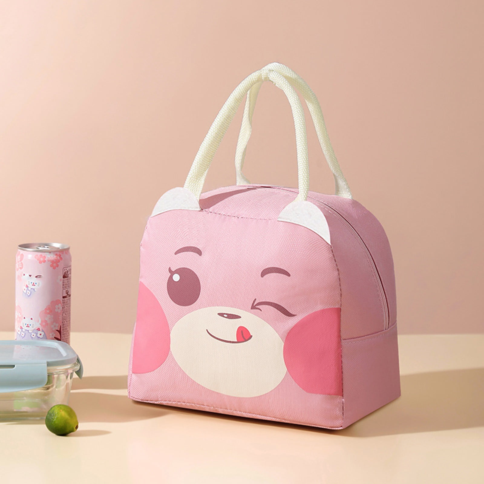 1PCS Bento Bag 1PCS Storage Lunch Bento Box Bag Food Insulated Thermal ...