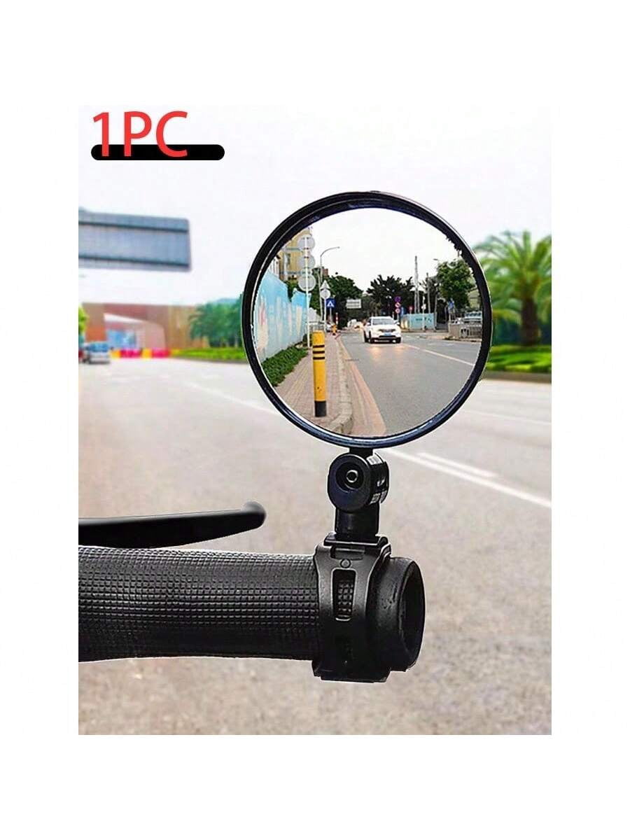 1PCS Black Bicycle Rearview Mirror Foldable Motorcycle Reflective ...