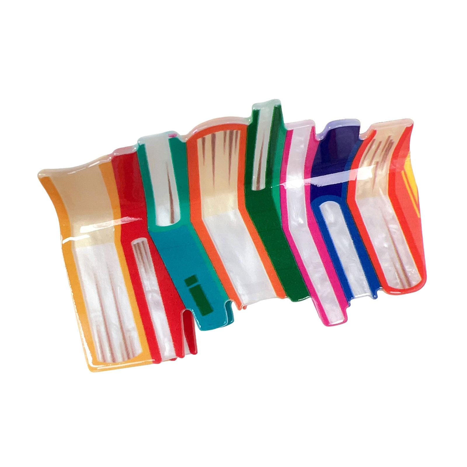 1PCS Book Hair Clip,Back To School Hair Clips Funny Teacher Hair Jaw ...