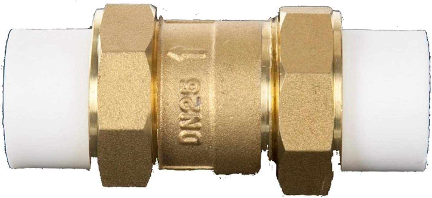 1PCS Brass Vertical Lift Check Valve Union/Loose Joint One-Way Non ...