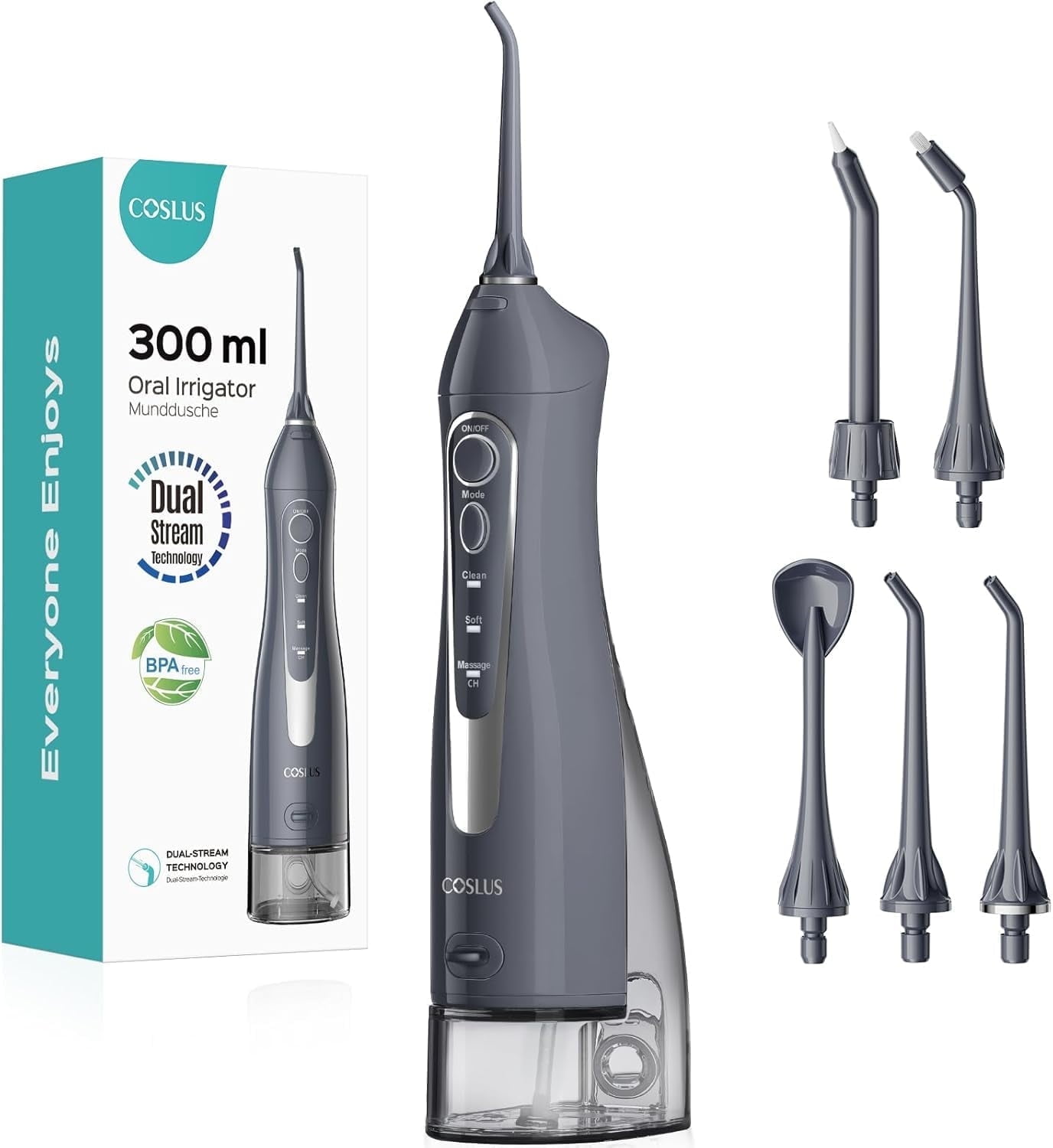 1PCS COSLUS Water Dental Flosser Teeth Pick: Portable Cordless Oral ...