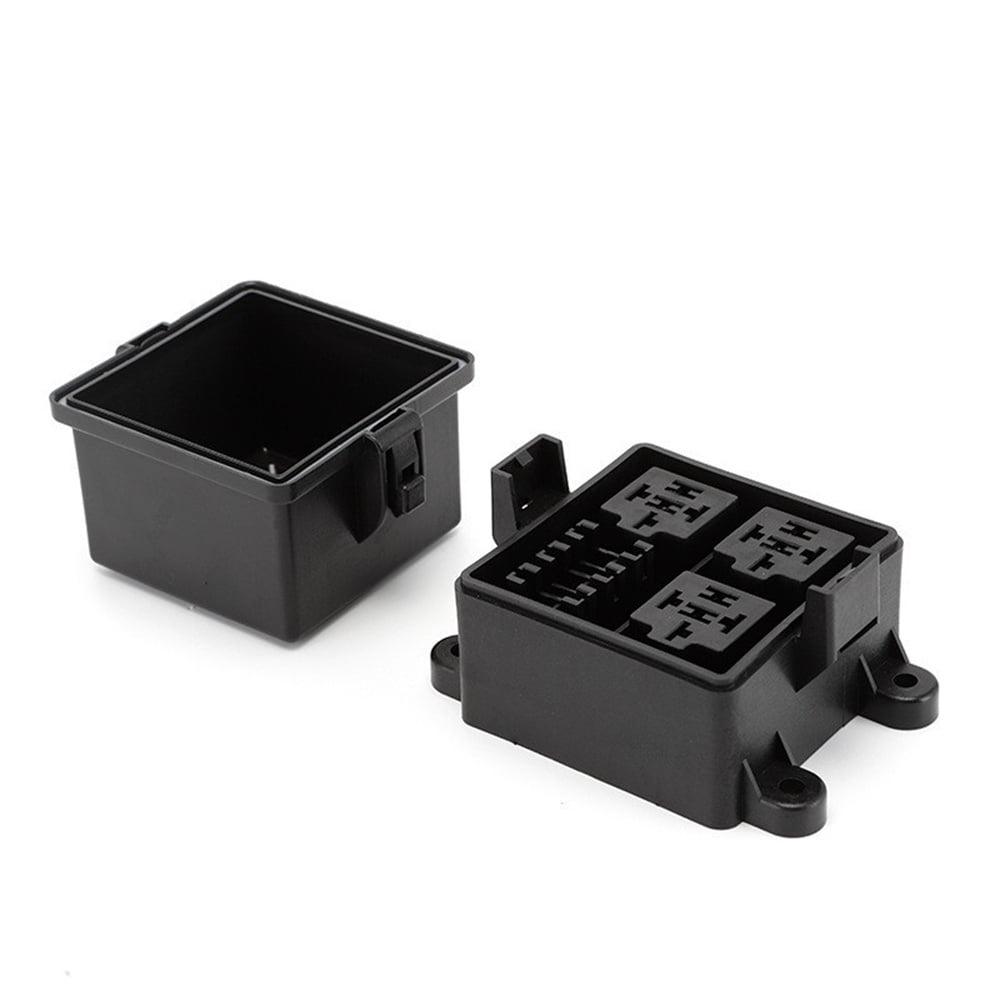 1PCS Car 24V 3-Way Fuse Relay Box with 5-Pin 40A Relays and Fuses For ...