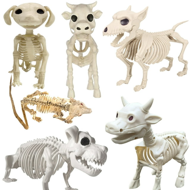 1PCS Cow Skeleton Halloween Decoration,2024 Animal Skeleton Gothic ...