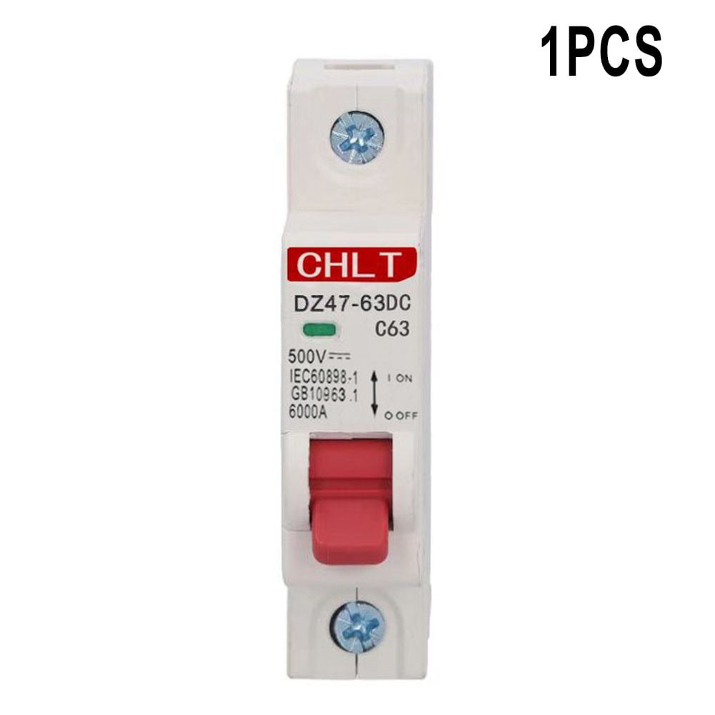 1PCS DC Circuit Breaker DC 500V Unipolar MCB Solar PV 10 16 20 32 40 63 ...