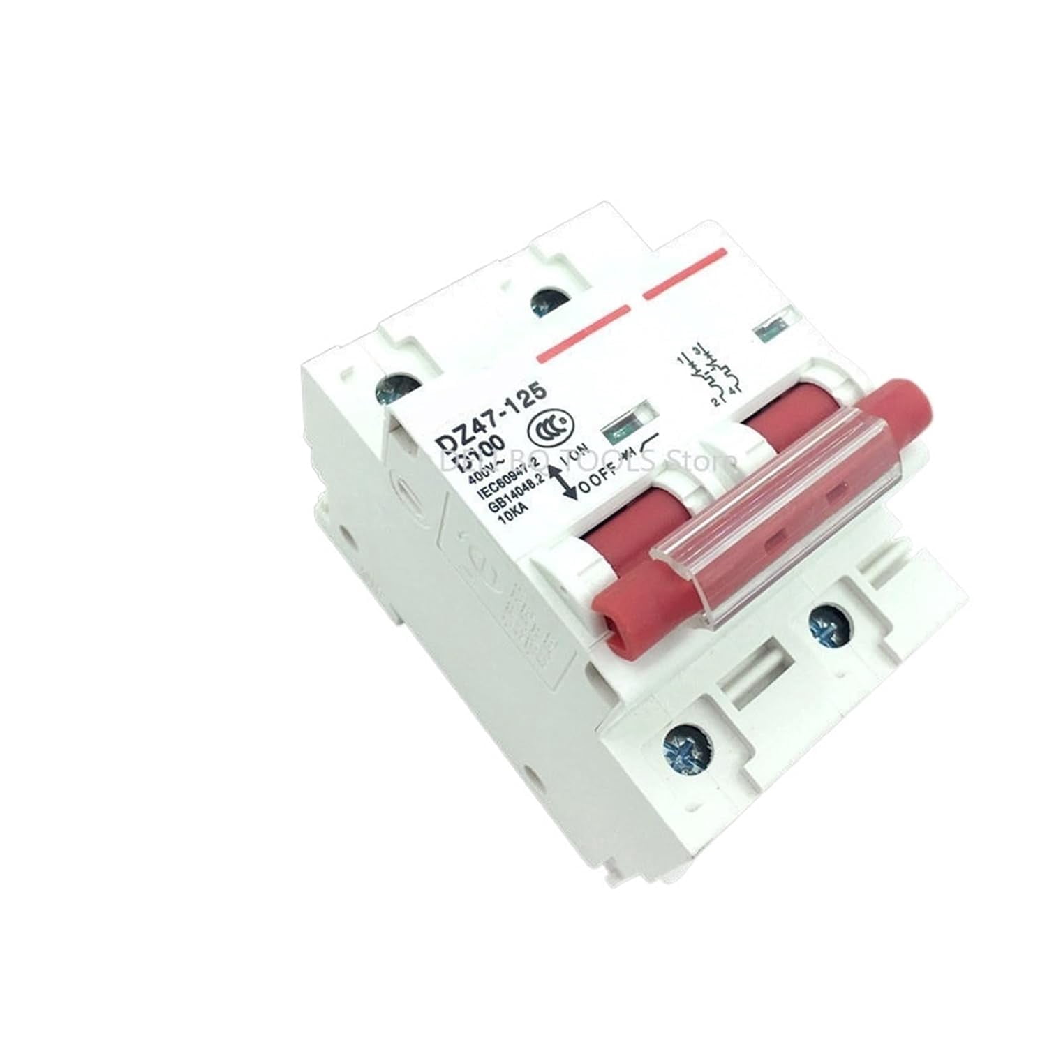 1PCS DZ47 1-4P 80A-125A 400V Type C Mini Circuit Breaker MCB Short ...