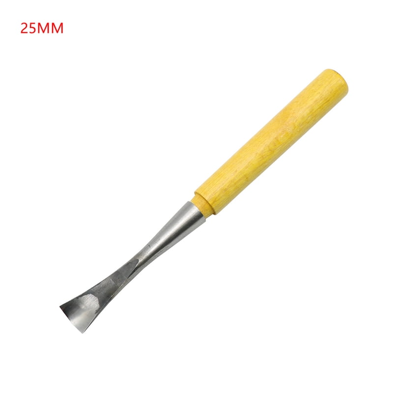 1PCS Deep Round Carving Chisel Hardwood Handle Round Shank Carving ...