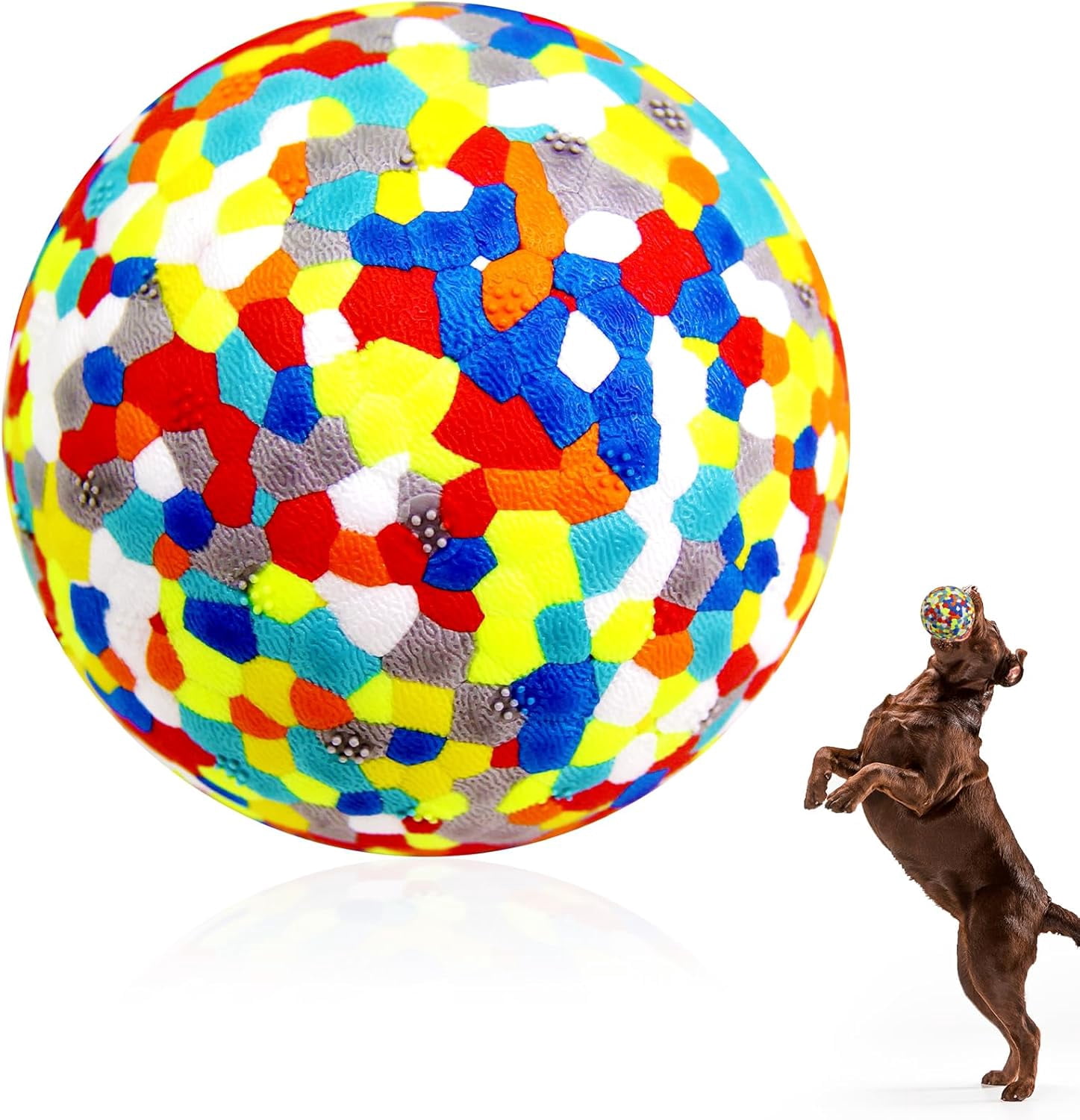 1PCS Dog Balls, Durable Dog Chew Balls for Agressive Chewers ...