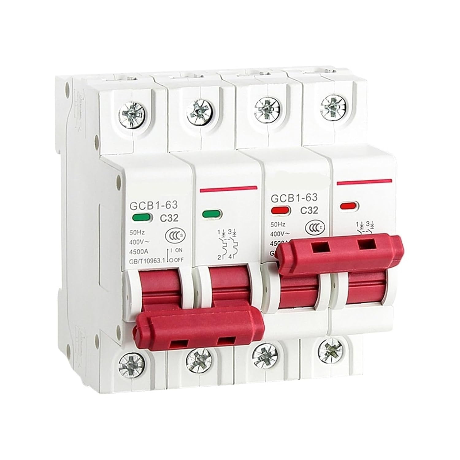 1PCS Dual Power Manual Transfer Switch 1P+1P 2P+2P Dual Power ...