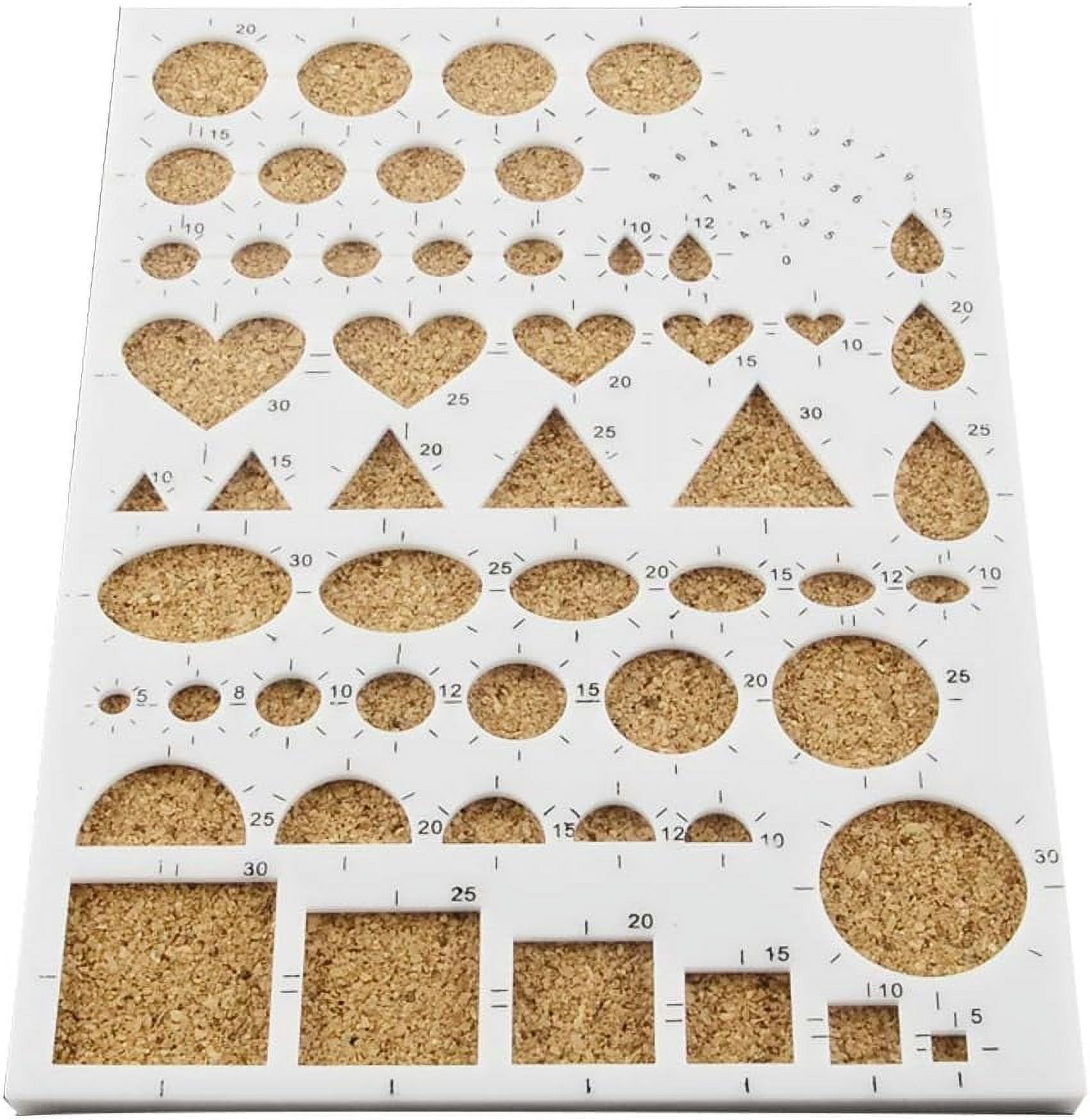 1PCS Each Size 210x105x1.5mm Plastic DIY Paper Quilling Tool White ...