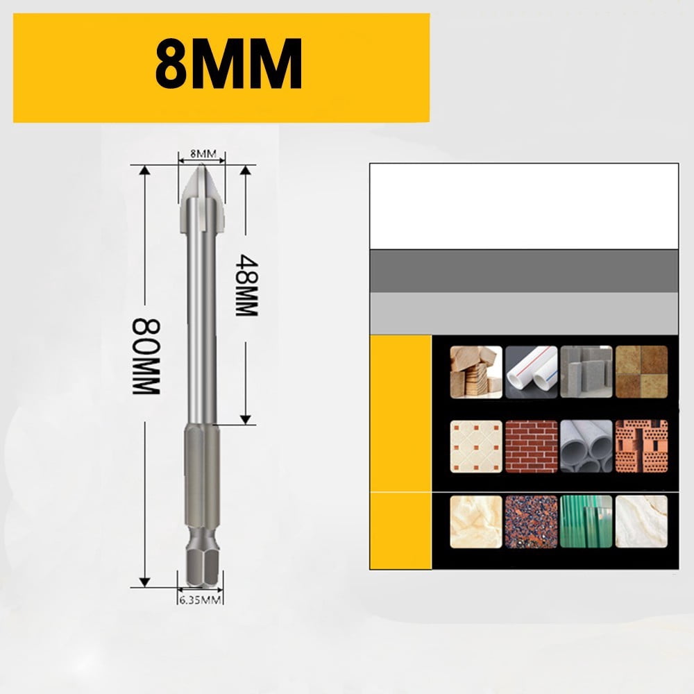 1PCS Efficient Drilling Tool Drill Bit Hole Opening Power Tools Cross ...