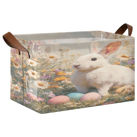 1PCS Fabric Storage Baskets with Iron Frame Foldable Storage Bins with ...