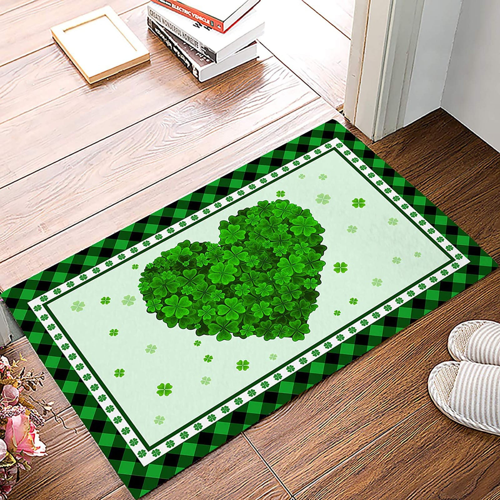 1PCS Floor Mats Holiday Mats Welcome Door Mats Polyester Door Mats St ...