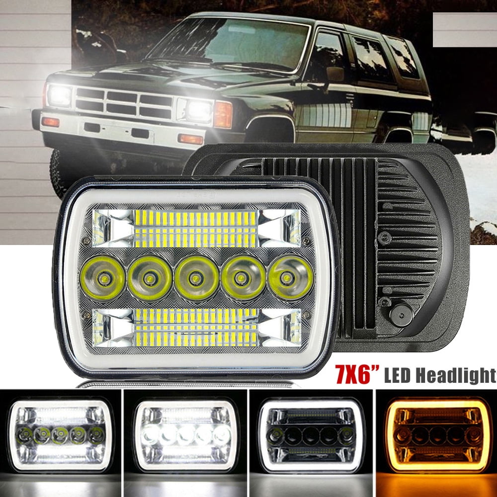 1PCS For Dodge D100 D150 D250 D350 1981-1993 Chrome LED Headlight High ...