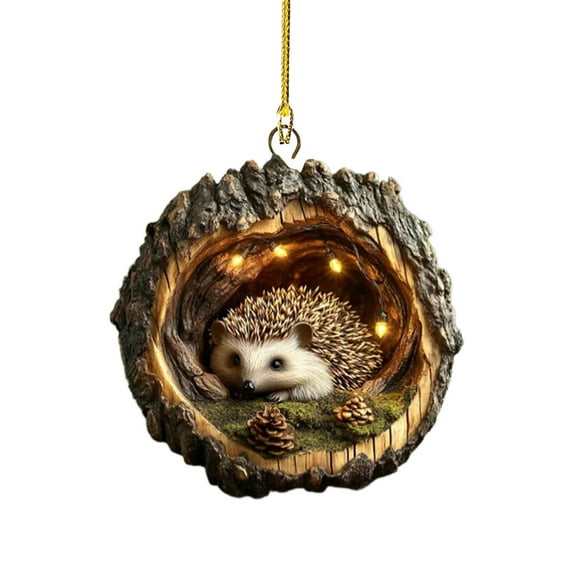 1PCS Forest Animal Acorn Ornament – Cute Woodland Christmas Gift for ...