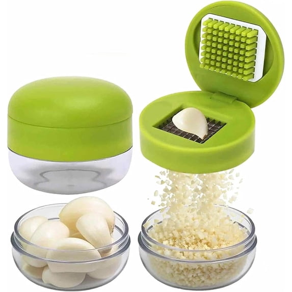 1PCS Garlic Press Stainless Steel, Stainless Steel Garlic Press with ...