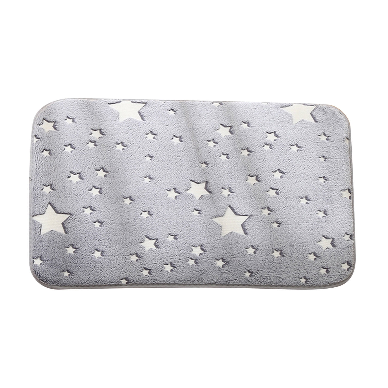 1PCS Glow In The Dark Mat Star Moon Planet Print Room Bathroom Pet ...