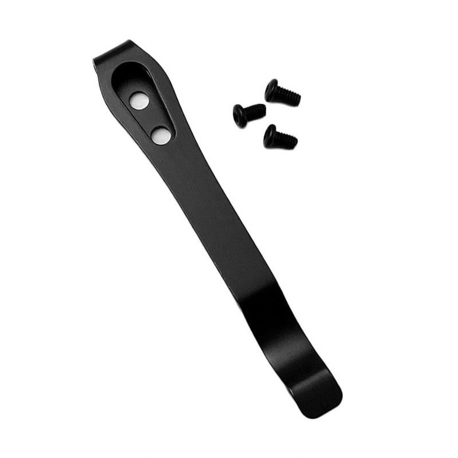 1PCS Gray Titanium Deep Carry Pocket Clip & Screw Set For Folder P3R3 ...