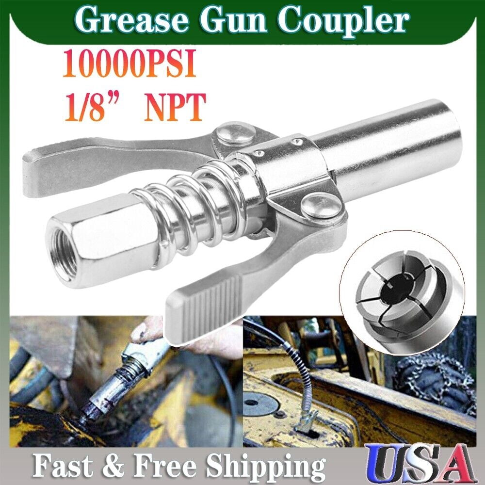 1PCS Grease Gun Coupler High-Pressure Quick Release Lock Oil Injection ...