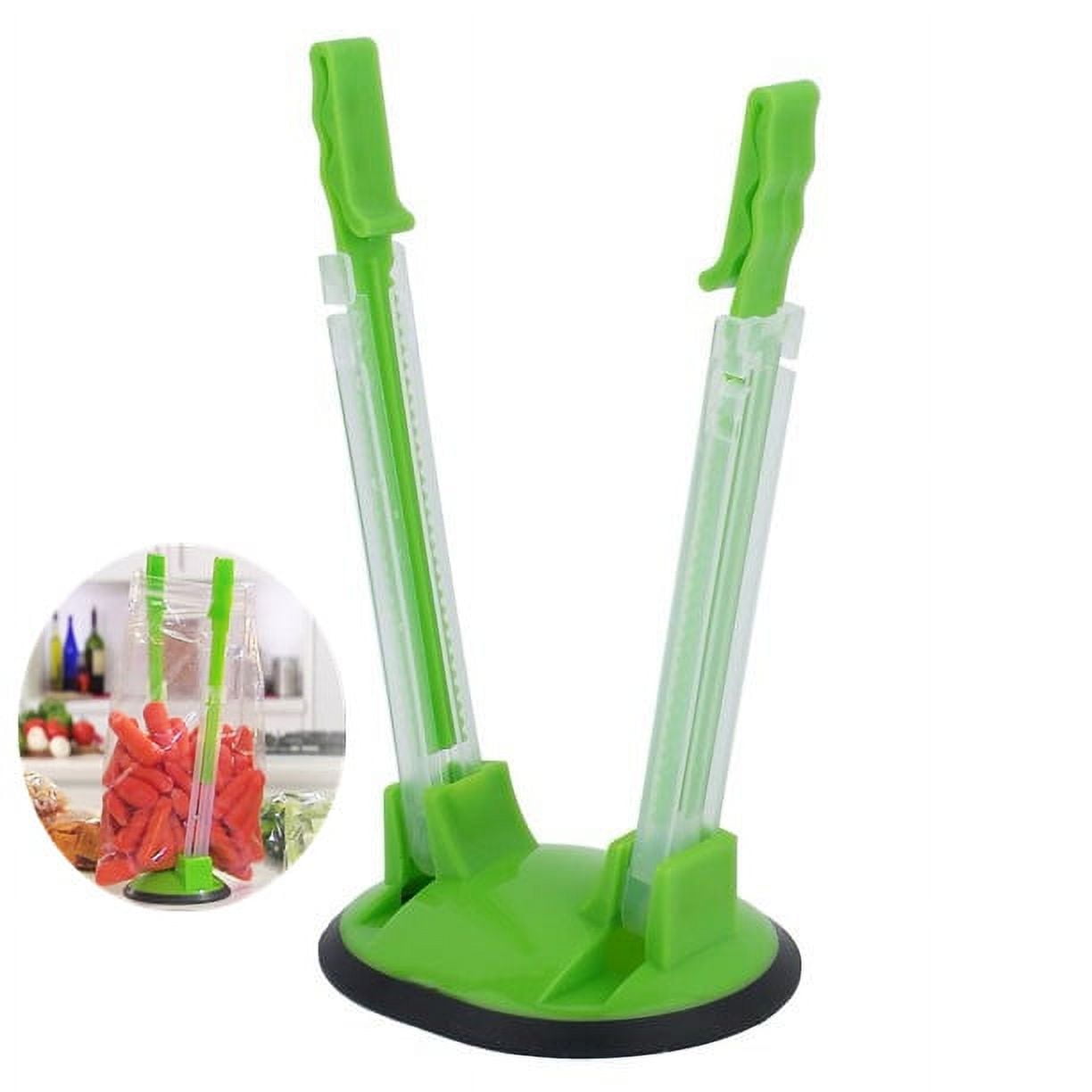 1PCS Hands-Free Baggy Rack Holder for Food Prep Bag Food Storage ...