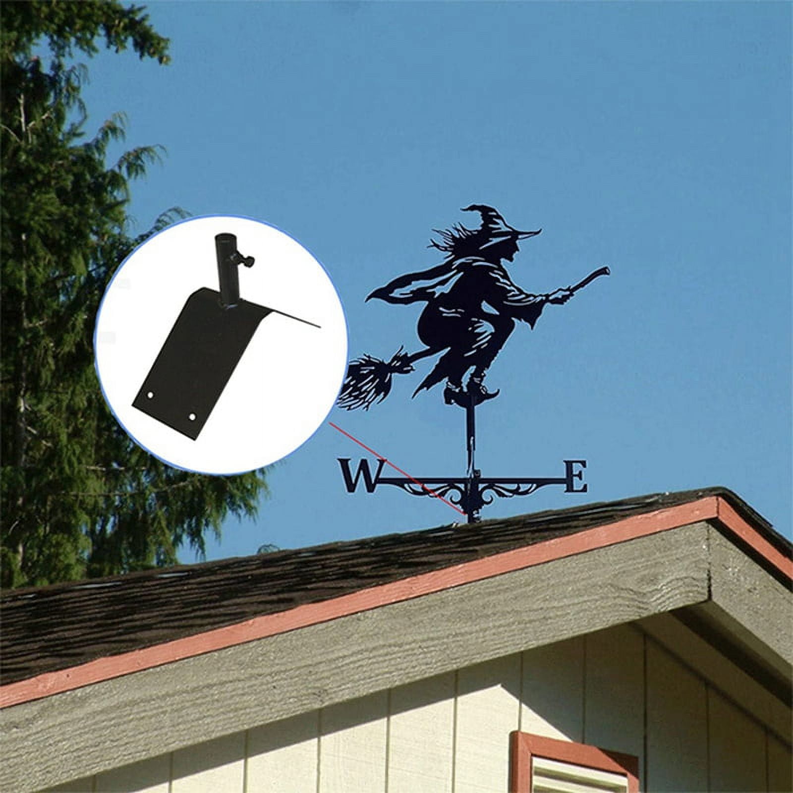 1PCS Heavy-Duty Weathervane Roof Bracket Weathervane Mounting Plate ...