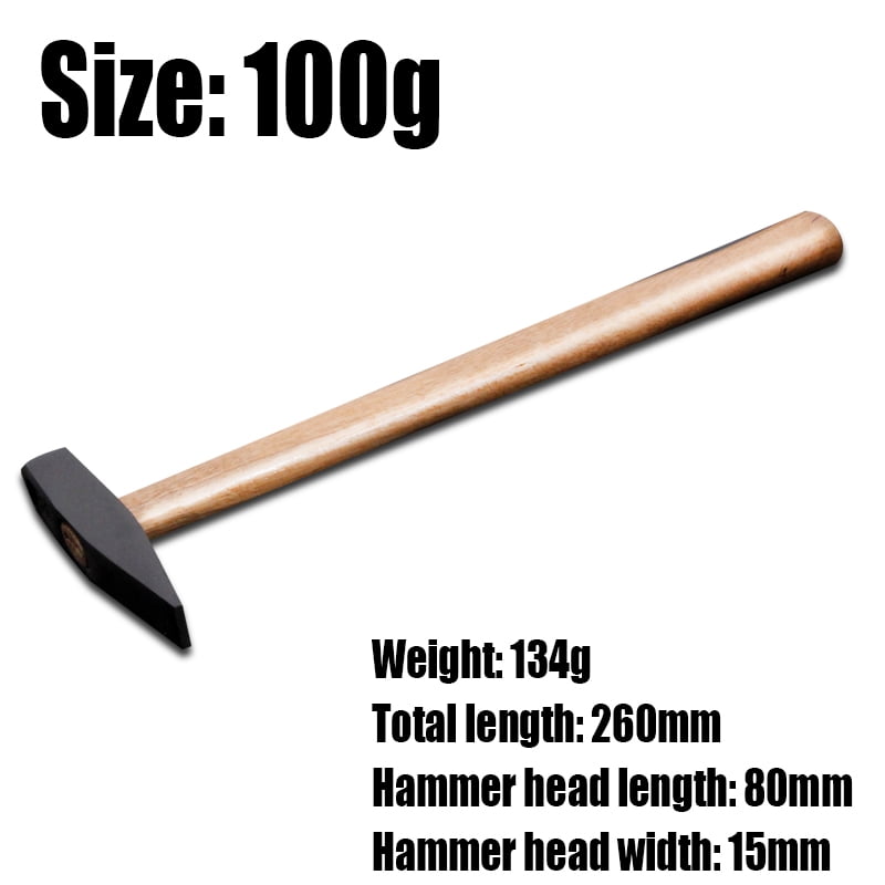 1PCS High Carbon Steel Fitter's Hammer Machinist Hammer Wooden Handle ...