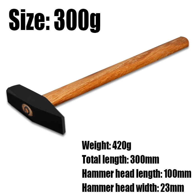 1PCS High Carbon Steel Fitter's Hammer Machinist Hammer Wooden Handle ...