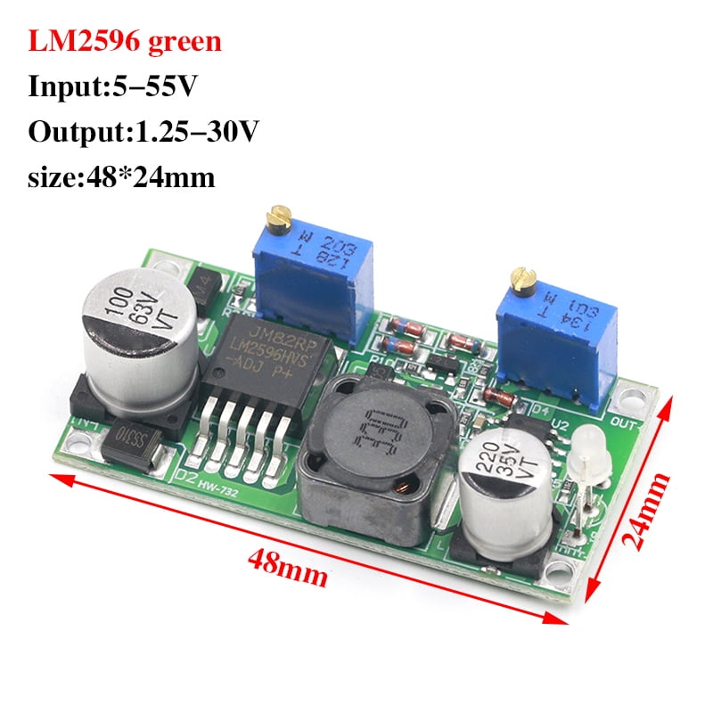 1PCS High Quality 3A Adjustable DCDC LM2596 LM2596S input 4V-35V Output ...