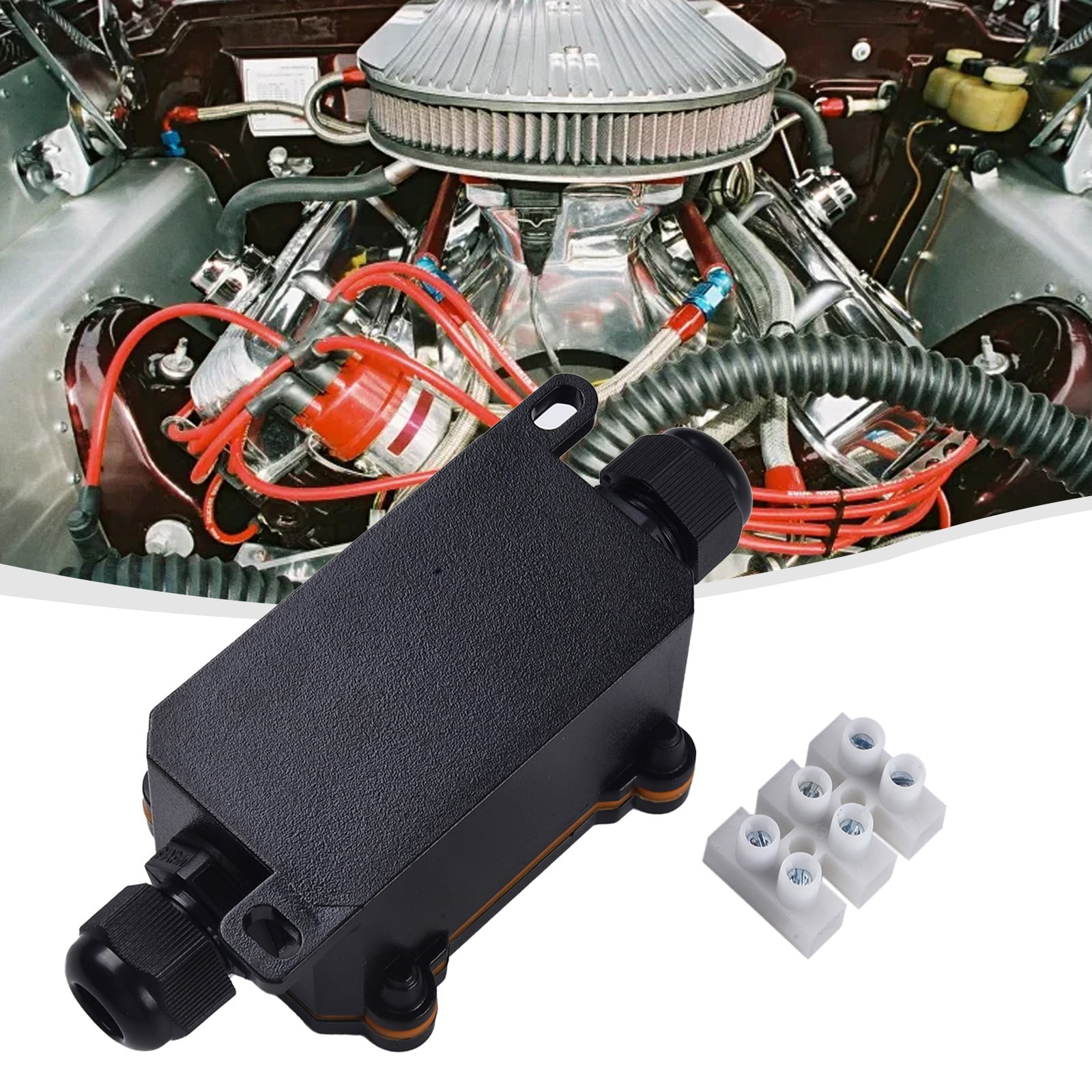 1PCS IP66 Electrical Cable Wire Connector Junction Box With Terminal ...